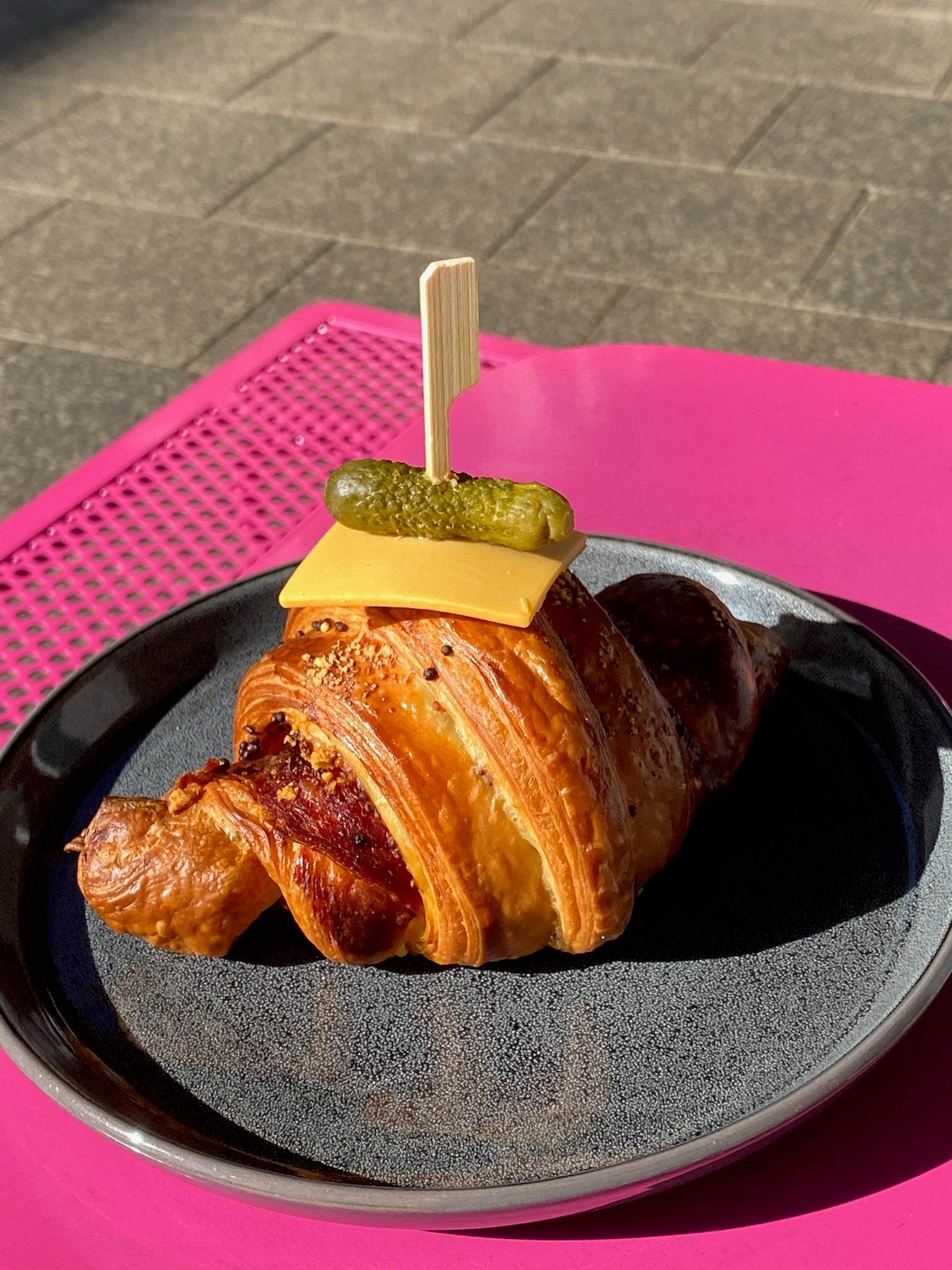 Salami, Mortedella & Cheese | Croff Bakehouse